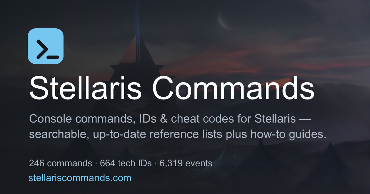 Stellaris effect remove_megastructure = this Console Command
